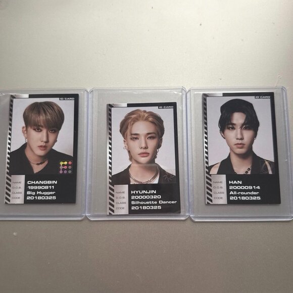 Other | Stray Kids Oddinary Id Photocard Set Of 3 Changbin Hyunjin Han ...